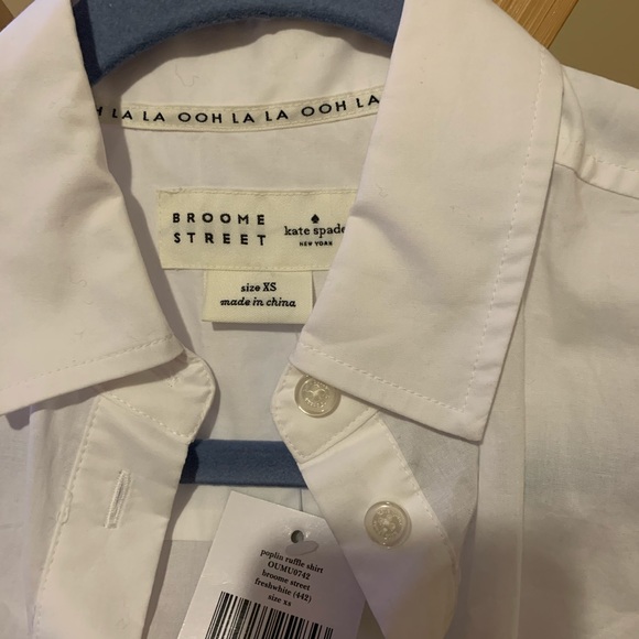 kate spade | Tops | Kate Spade Brand New White Shirt | Poshmark